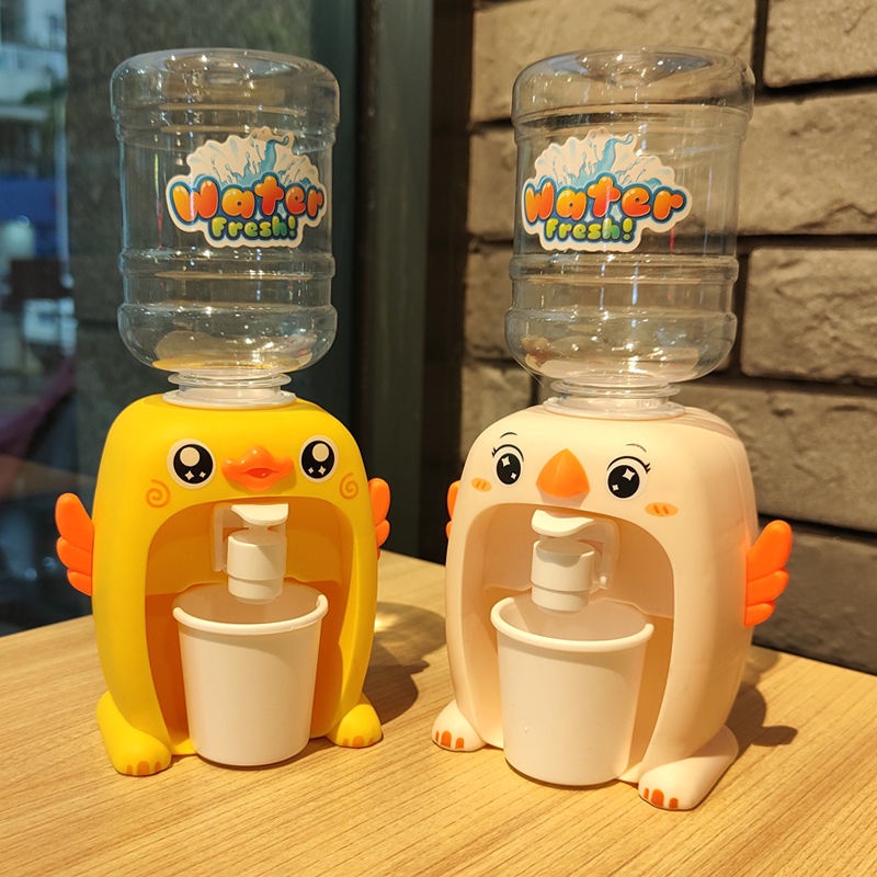 18 cm Mini Water Dispenser Toy Drinking Fountain Miniature Life Play ...