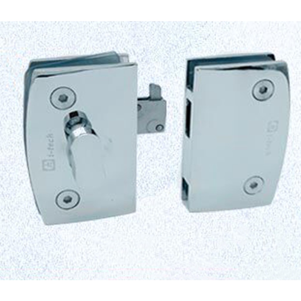 Sliding Glass to Glass Door Indicator Lock WC Bathroom Door Lock ...