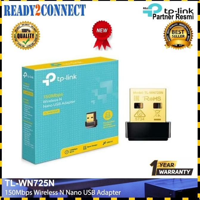 New!! Tp-link TL-WN725N WIRELESS NANO SIZE USB ADAPTER 150MBPS BE HAPPY ...