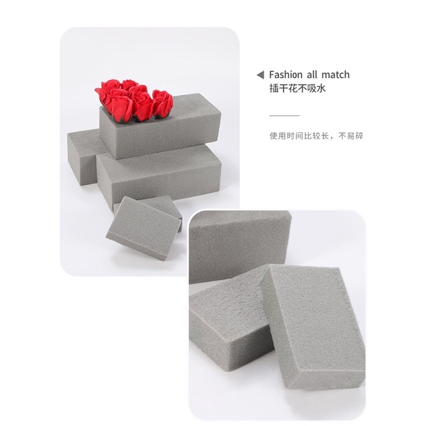 (Min Order 4 Pcs) Floral Brick High Density Dry Flower Foam Floral Foam ...