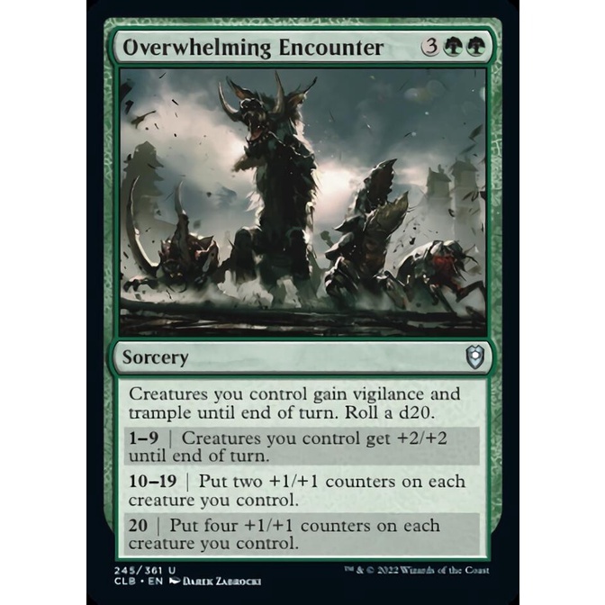 Overwhelming Encounter (Commander Legends: Battle for Baldur's Gate ...