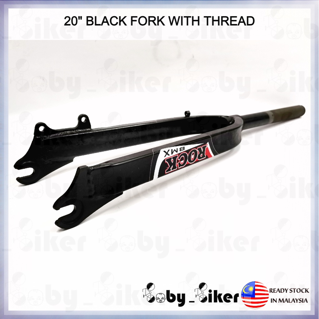 20 INCH FIXIE BLACK FORK WITH THREAD (FOR 20*1 3/8 RIM USE) | Shopee ...