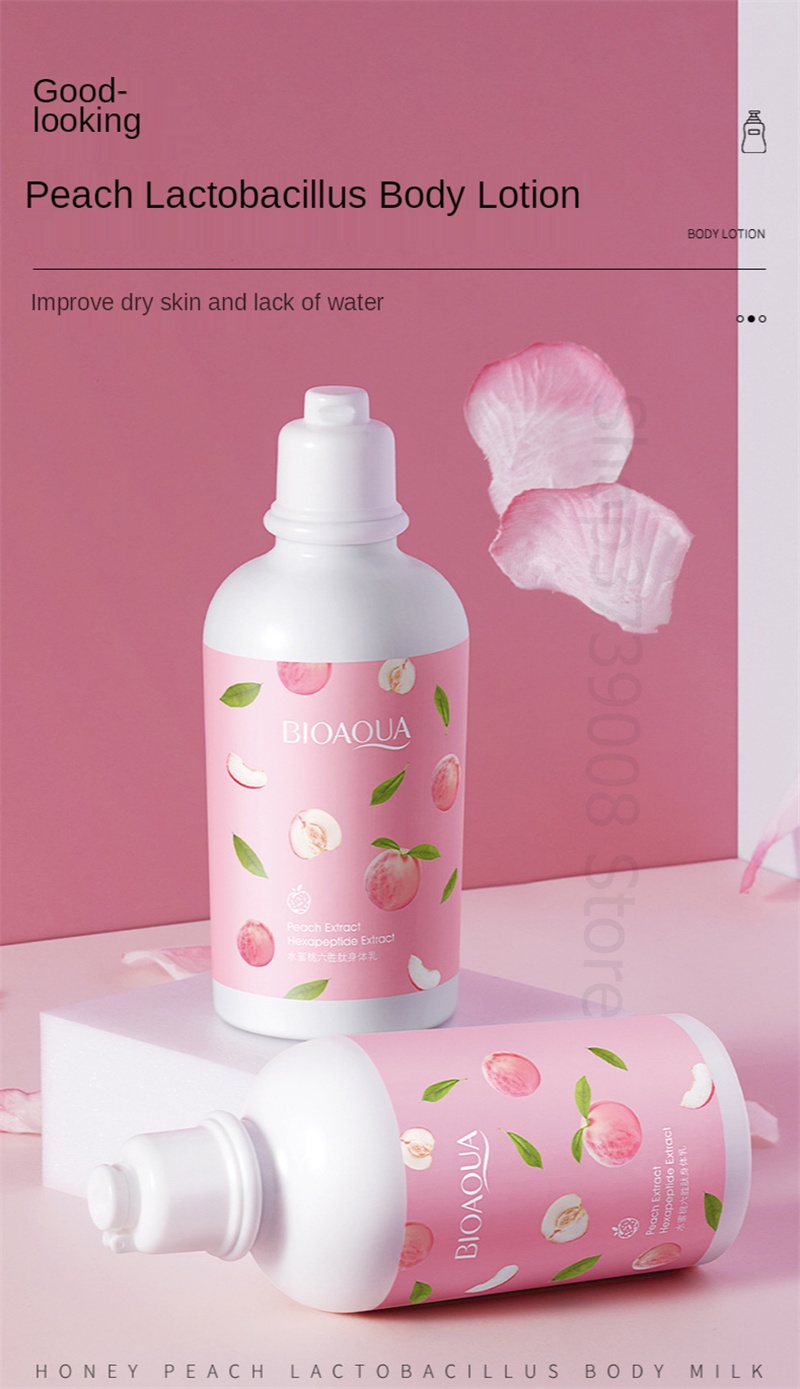 Peach Lactobacillus Body Lotion Brighten Skin Tone Moisturizing ...
