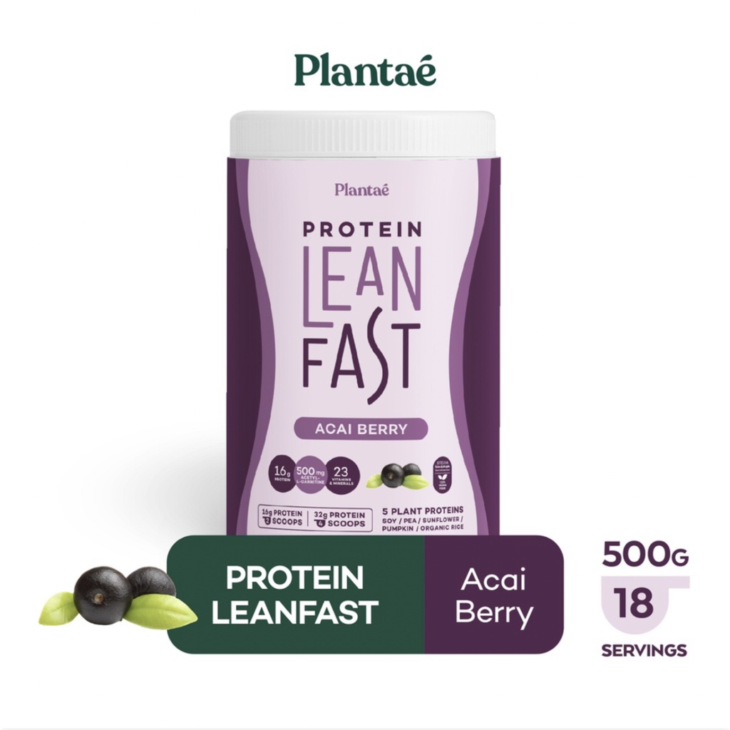 [Discount 5%- Plantae5]Plantae Lean Fast Protein 500g, Acai Berry ...