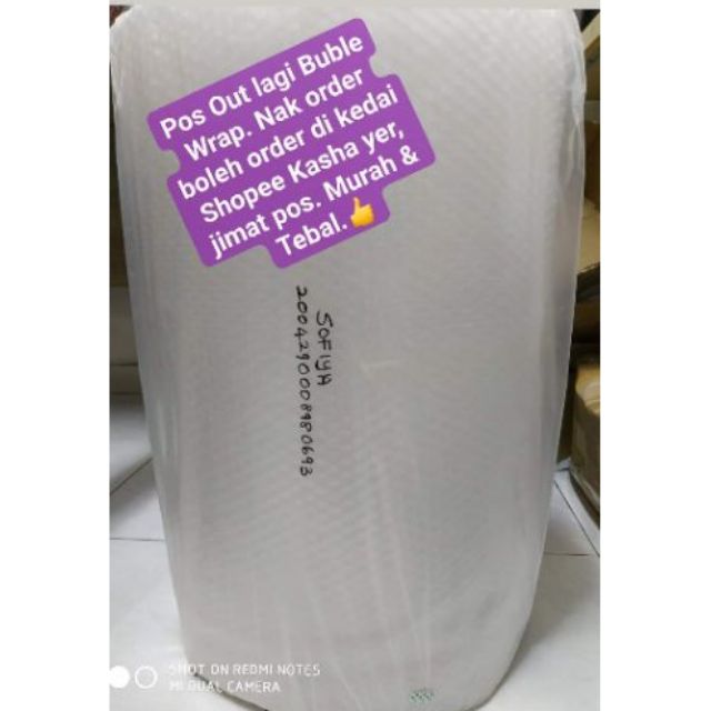 Buble Wrap @ Buble Foam High Quality & Thick 60cmX40m | Shopee Singapore