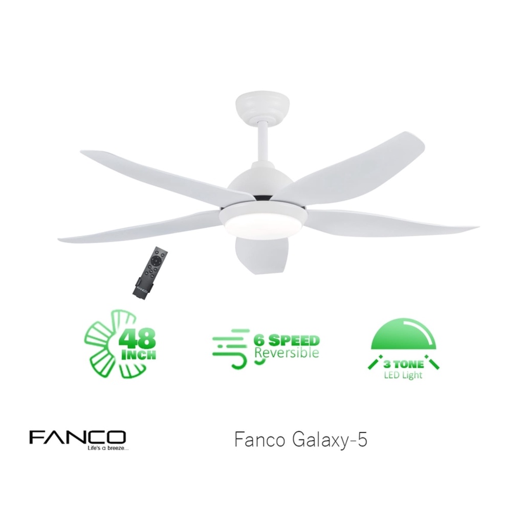 2023 FANCO Galaxy-5 DC Motor | Shopee Singapore