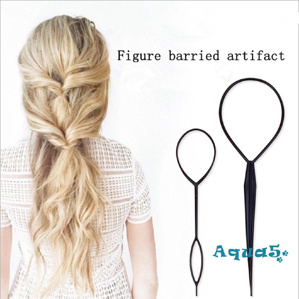 ℛTopsy Tail Hair Styler Hair Style Hair Tool Hair Twister Snare Loop ...