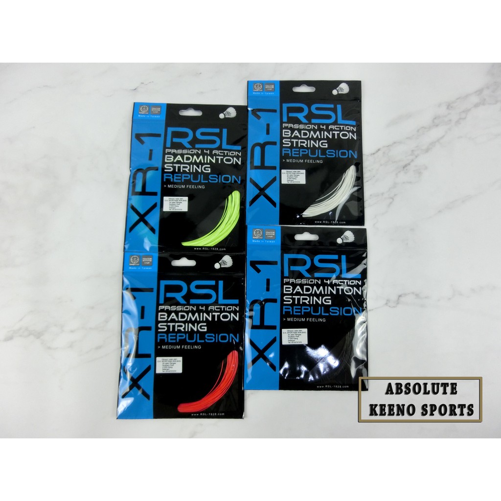 RSL XR-1 Badminton String (0.66mm) | Shopee Singapore