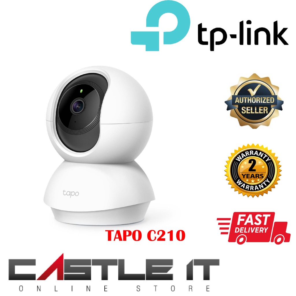 TP-Link Tapo C210 3MP PTZ Wi-Fi IP Camera | Pan/Tilt | Max up to 256GB MicroSD | Home Security ...