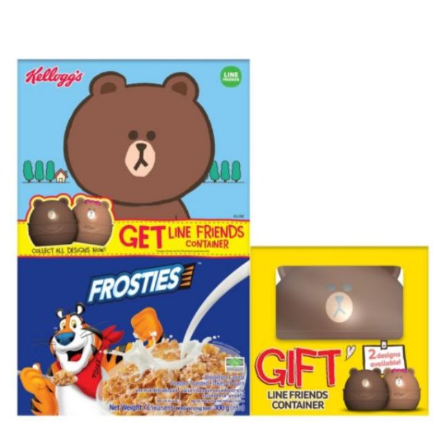 Limited Edition Kellogg's X Line Friends Brown Choco Kellogg's Cereal ...