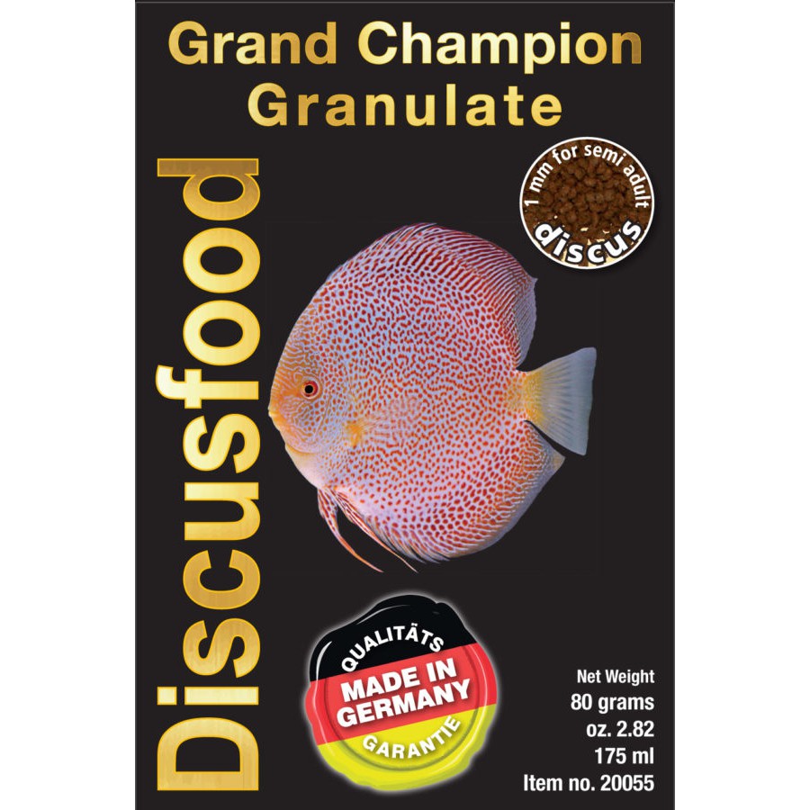 DISCUSFOOD GRAND CHAMPION GRANULATES FOR DISCUS FISH 80g 230g | Shopee ...