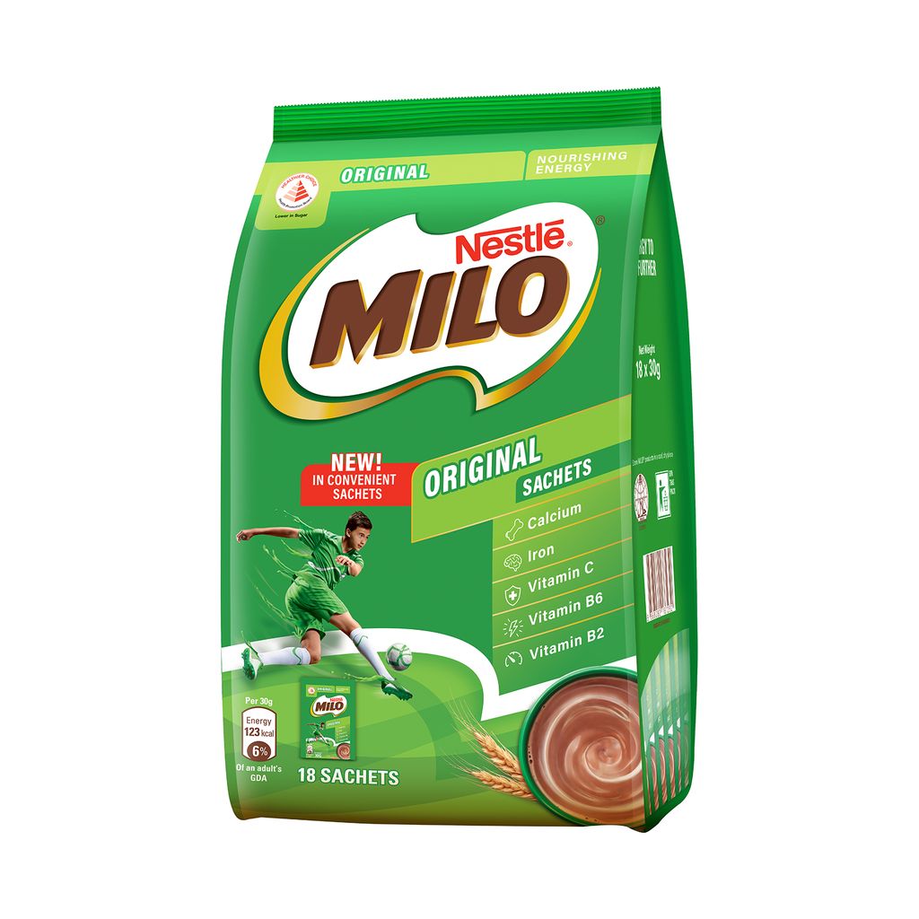 MILO Original Sachets 18x30g | Shopee Singapore