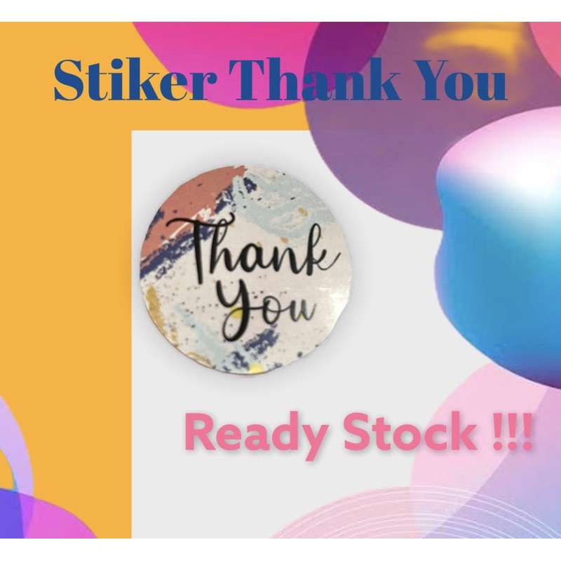 Thank You Label Sticker/ | Shopee Singapore