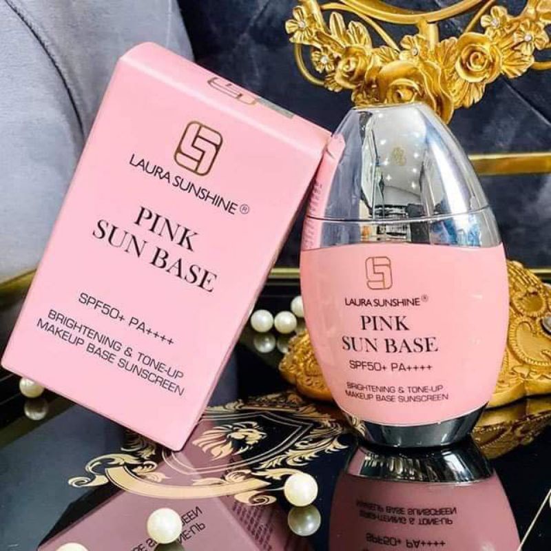 Korean Sunscreen and Skin Tone Lifting Primer Pink Sun Base Spf 50+ Pa ...