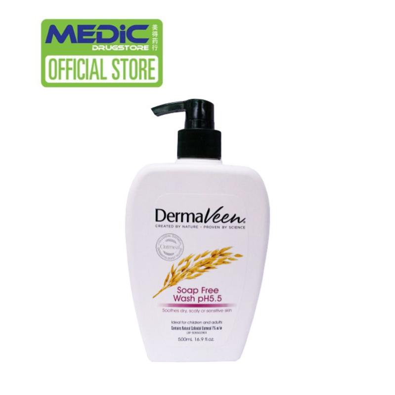 DermaVeen Soap Free Wash pH5.5 500ml - By Medic Drugstore | Shopee ...