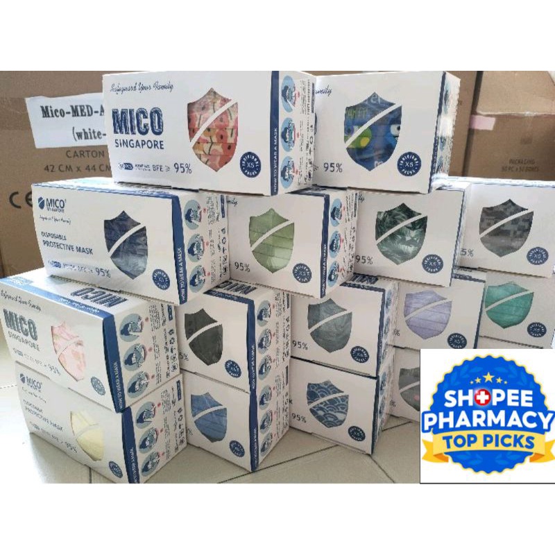 [SG] NEW- MICO Adult 95% BFE Protective Face Mask | Shopee Singapore