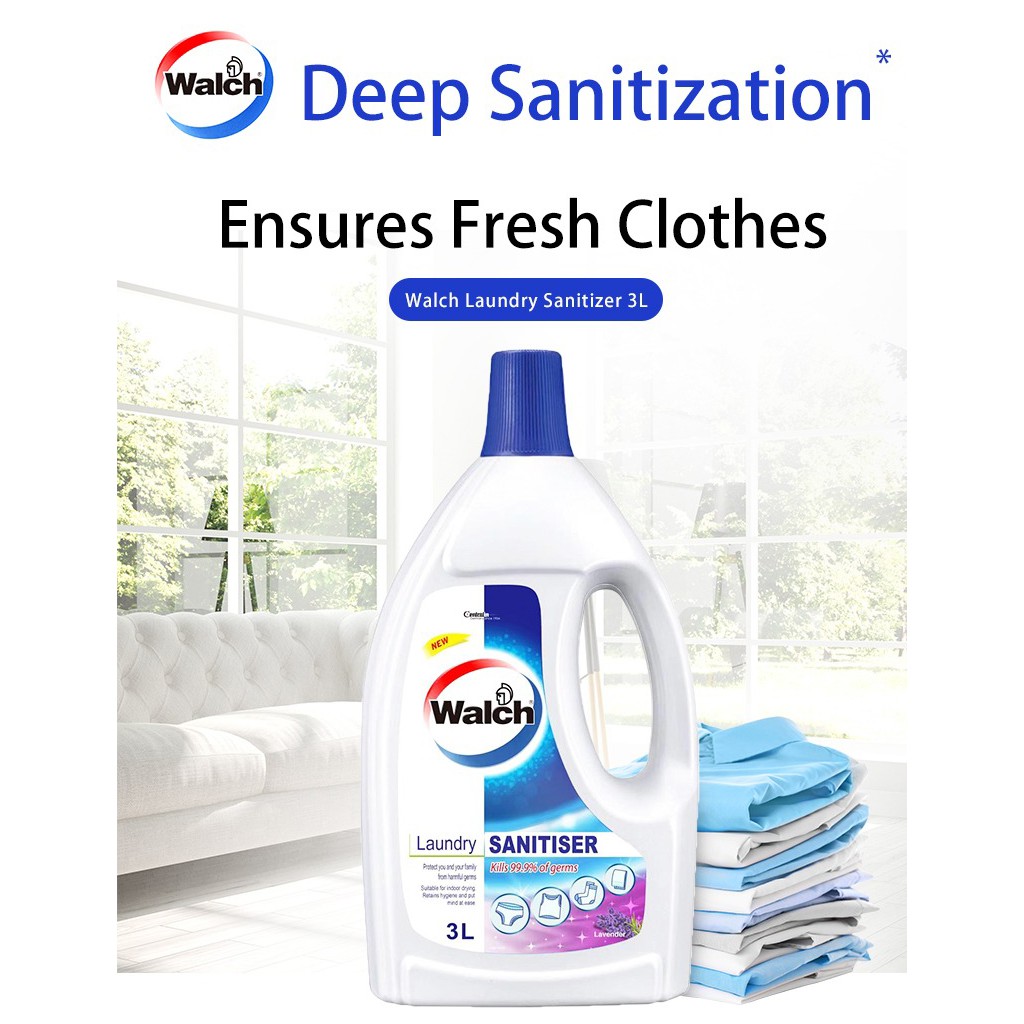 Walch® Laundry Sanitiser 3L x 4 Bottles | Shopee Singapore