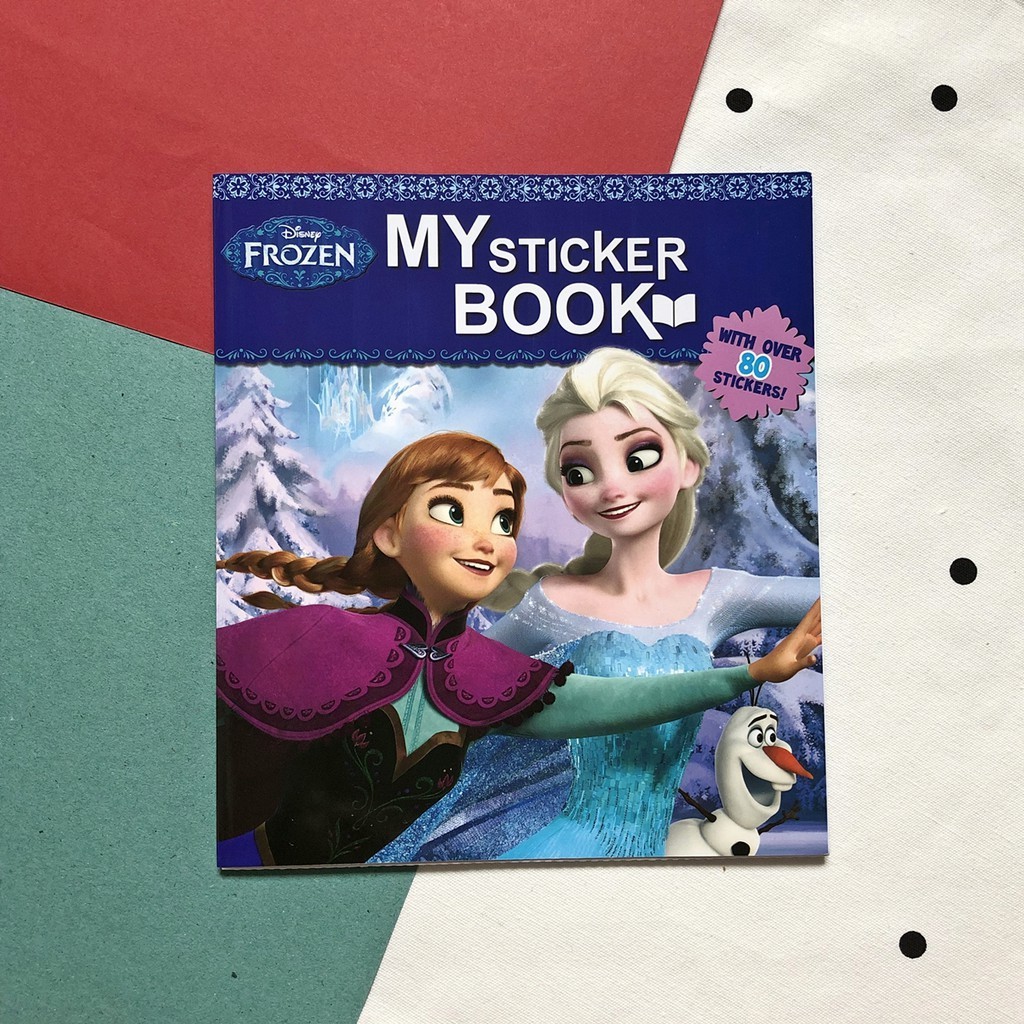 Disney Frozen Sticker Book | Shopee Singapore