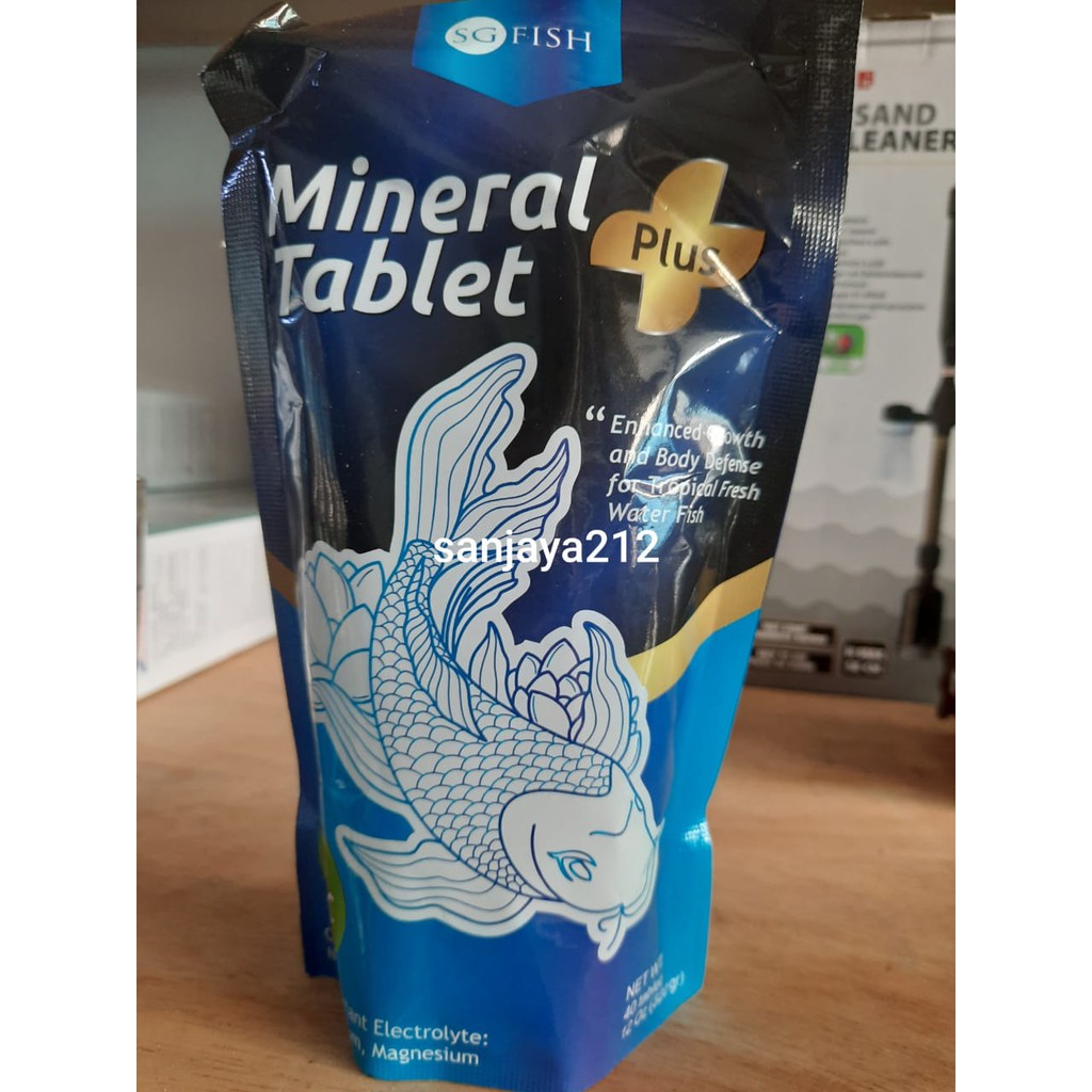 Mineral Tablets Plus Vitamin C Salt Garem Fish tablets | Shopee Singapore