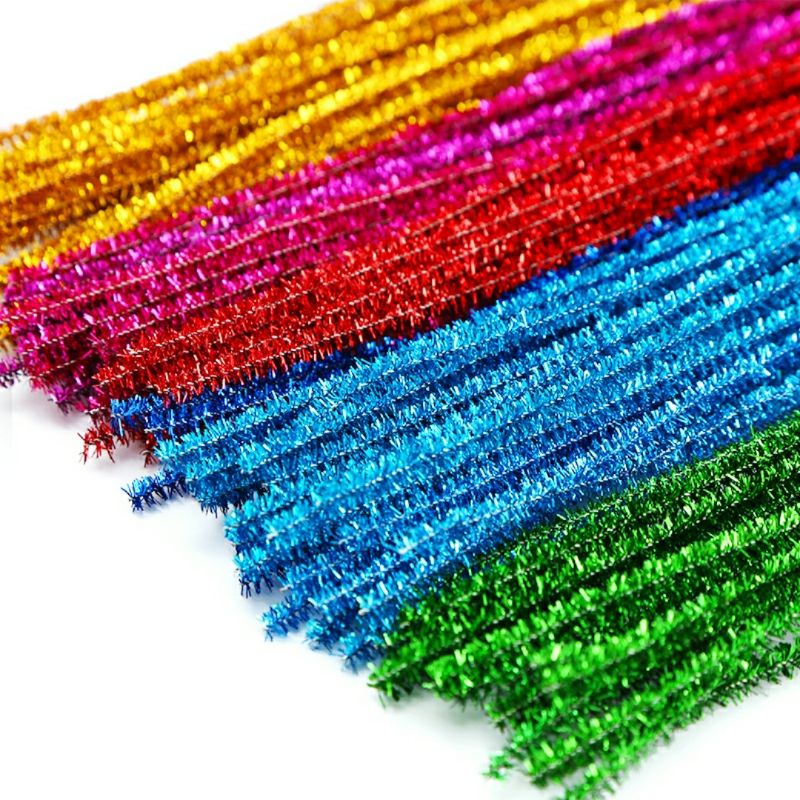10pcs/30cm+-Ocraft Glitter Stem Pipe Cleaner Kids DIY Handmade Creative ...