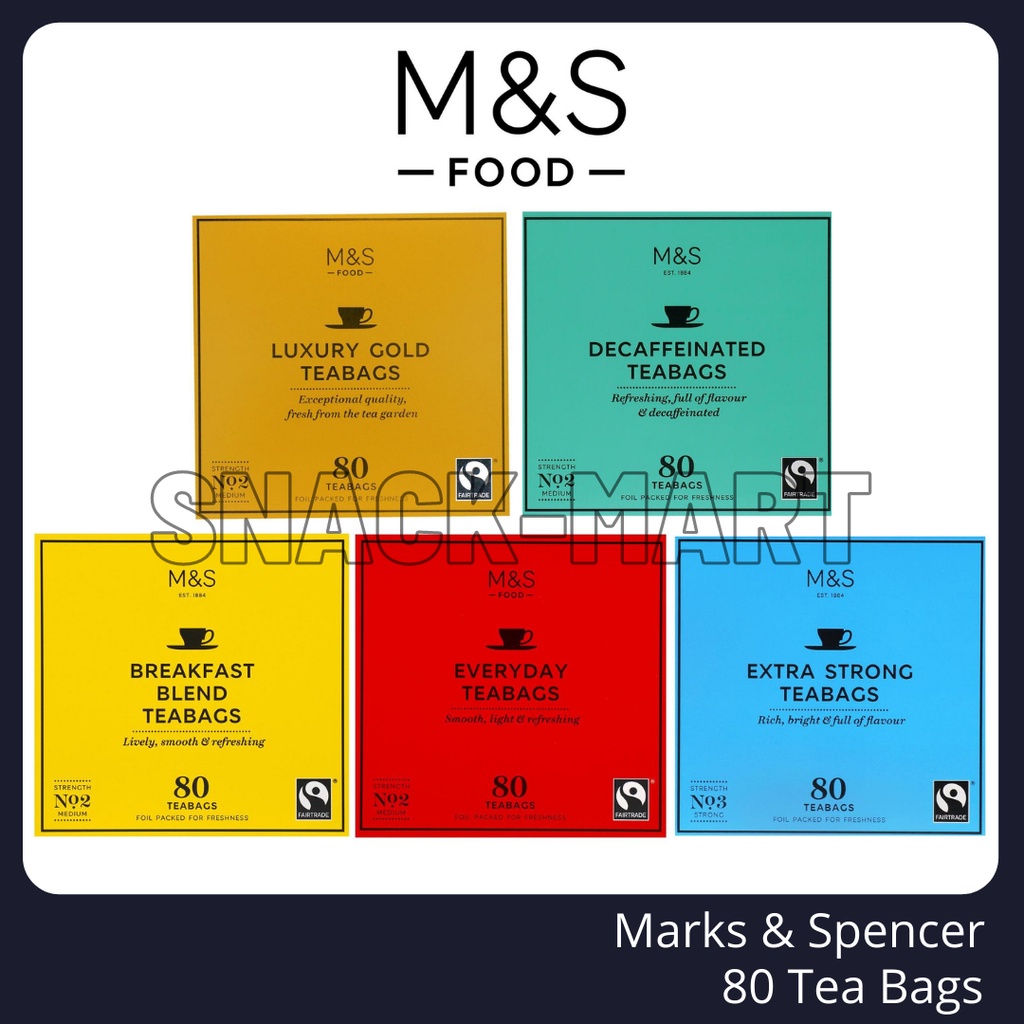 M&S Marks & Spencer Teabags 80 Bags ( Made From the UK ) | Shopee Singapore