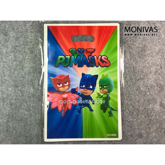 PJ Masks Tri-tone Loot Bags Cartoon Characters Themed Party Supplies ...