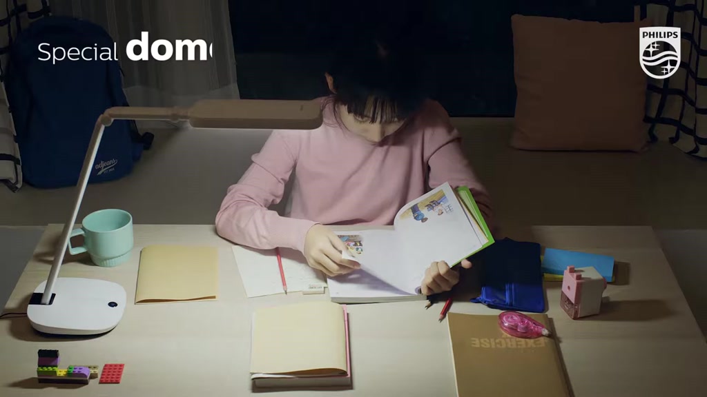 Philips RobotPlus LED Desk Light - 4-level slide touch dimming control ...
