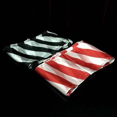 Single Strip Oblique Strip Zebra Long Strip Silk Scarf (Red White ...