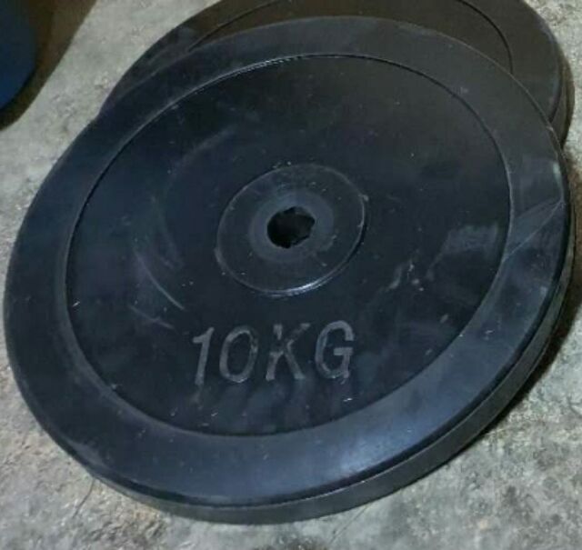 10kg Rubber Weight Plate 10kg | Shopee Singapore
