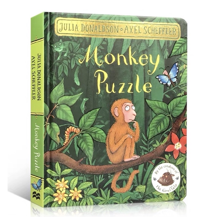 Authentic : Monkey Puzzle by Julia Donaldson ( Board Book) | Shopee ...
