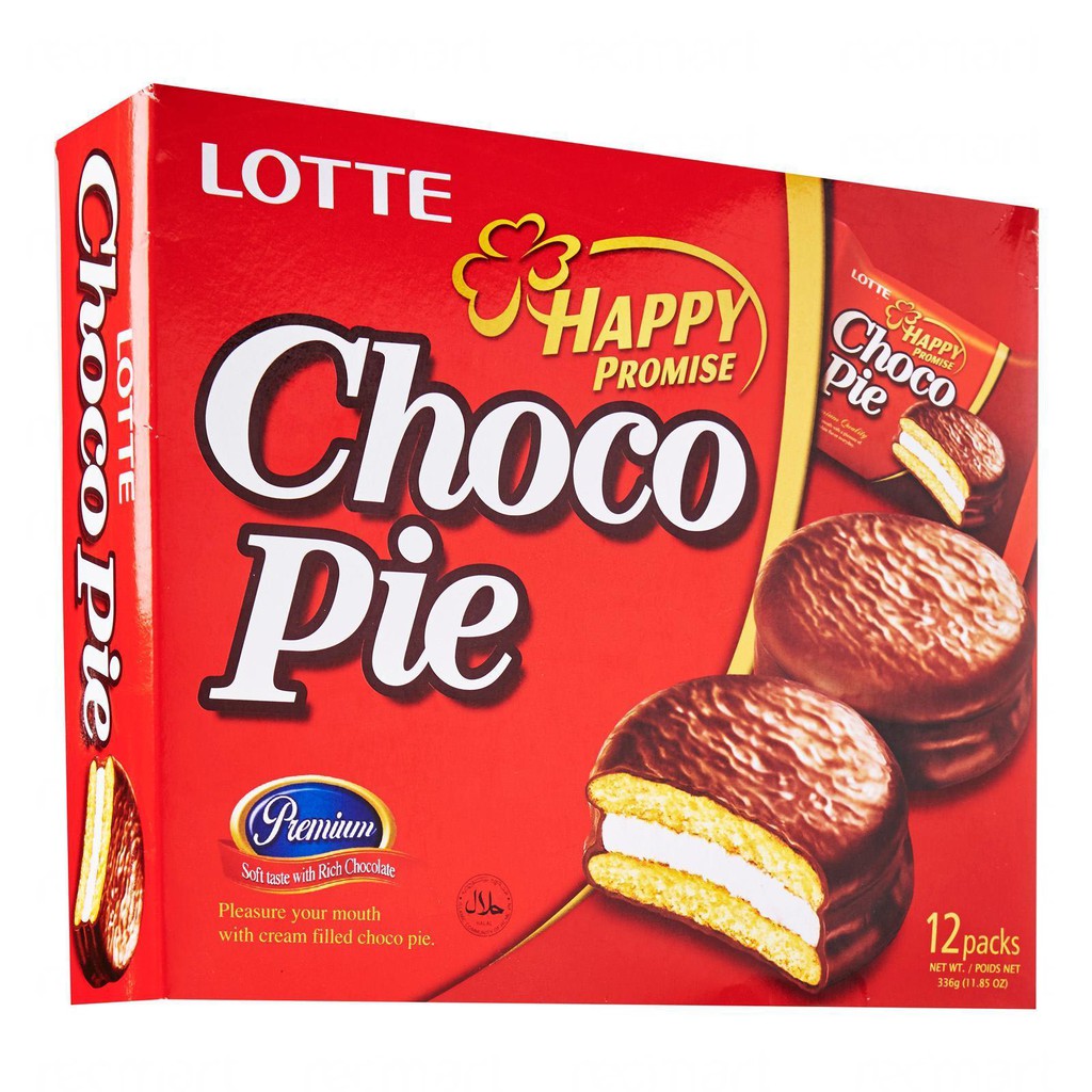 (Bundle of 2) Lotte Choco Pie 12 Packs 336gram (09026) | Shopee Singapore