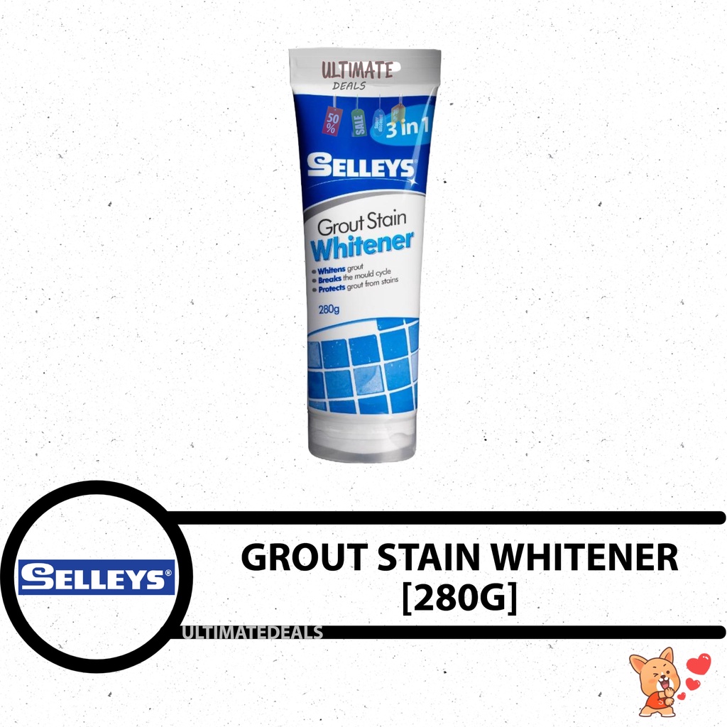 SELLEYS® Grout Stain Whitener 280G - Effectively Whiten Stains and ...