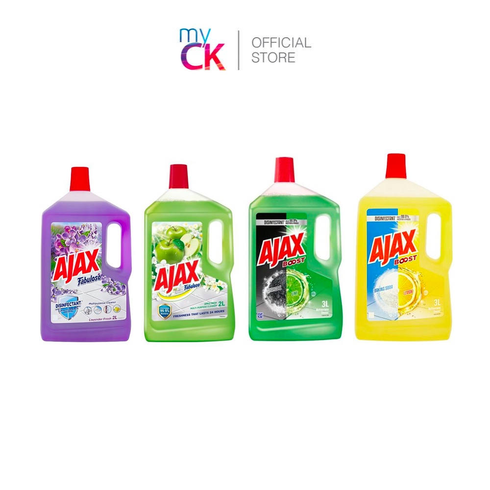 (Bundle of 2) Ajax Floor Cleaner 2L/3L | Shopee Singapore