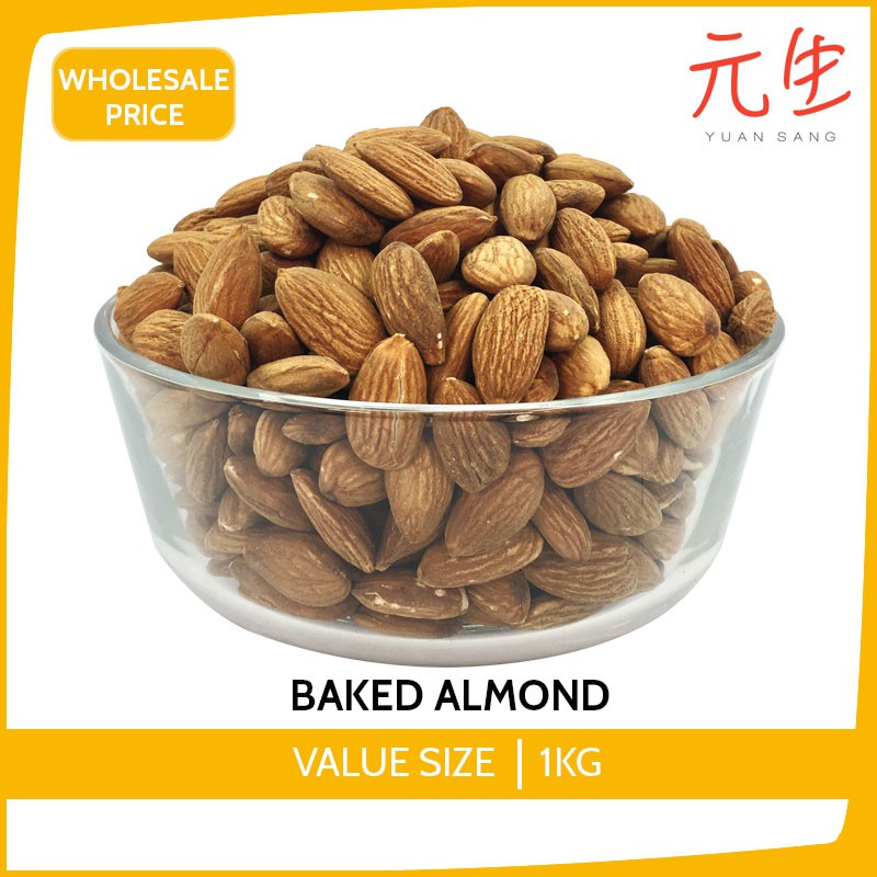 Baked Almond Nuts 1KG Healthy Snacks Wholesale Quality Almonds Fresh ...