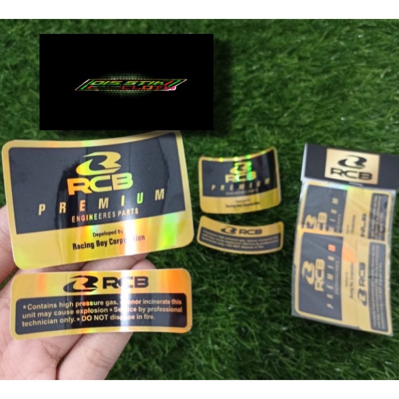 Sticker Shock RCB V Series Shock Racing Boy Gold Series | Shopee Singapore