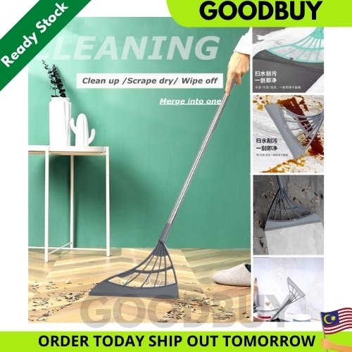 Magic Broom Mop/Wiper/Bathroom Wiper Broom Wiper Floor Broom Penyapu ...