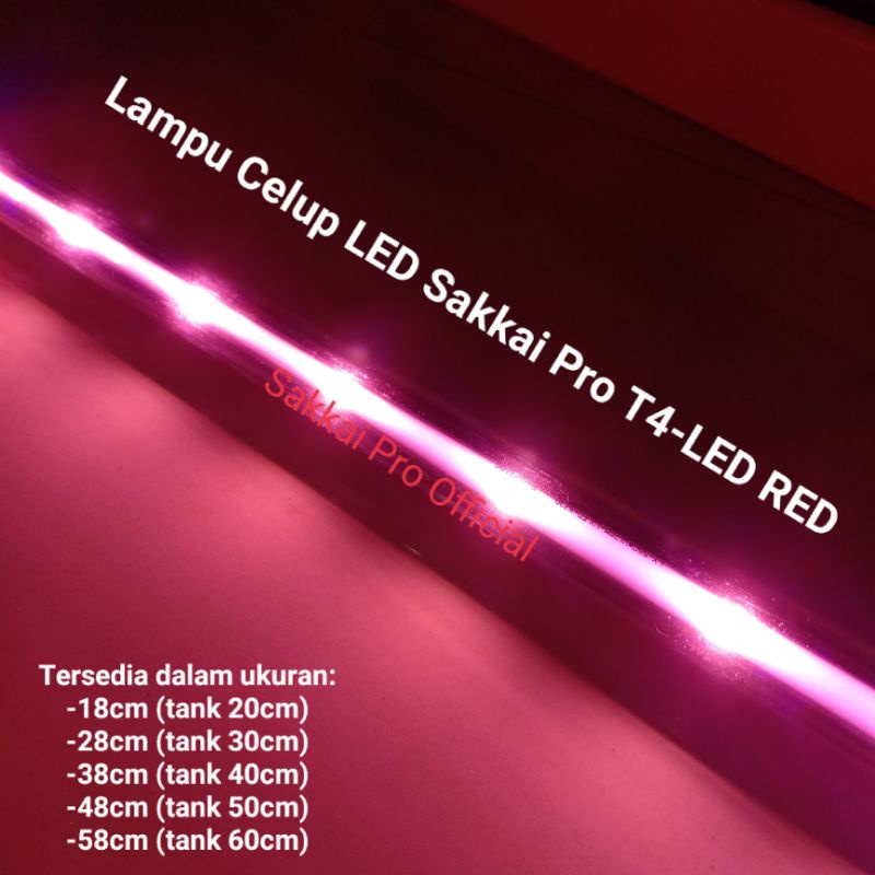 MERAH Sakkai Pro LED Dip Lights RED Color T4-LED RED RED RED Aquarium ...