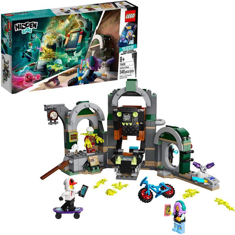 LEGO Hidden Side Newbury Subway 70430 Ghost Toy, Cool Augmented Reality ...