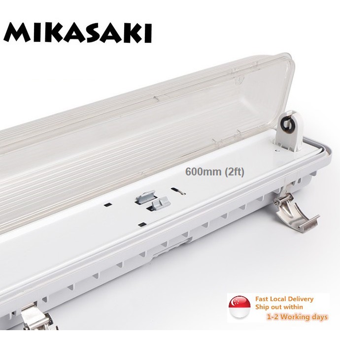 Weatherproof IP65 LED Lighting Fixture with T8 LED Tube | Shopee Singapore