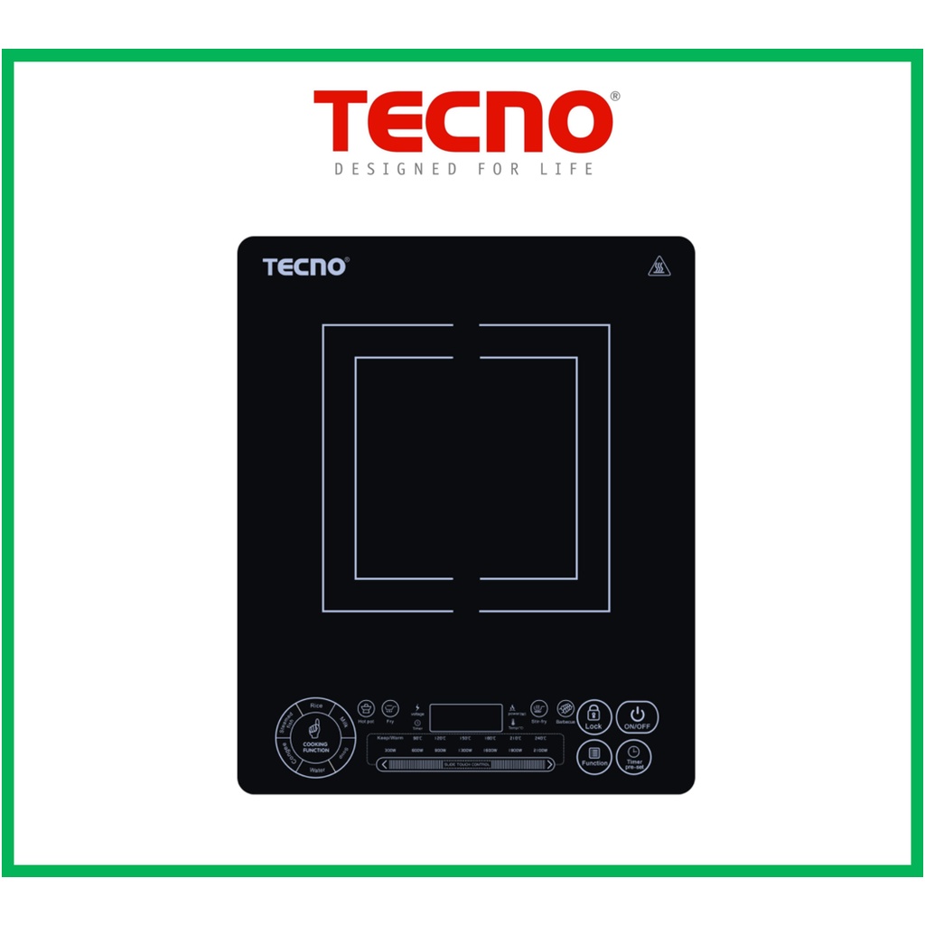 TECNO Ultra Slim Portable Induction Steamboat Cooker w/ Free Stainless ...