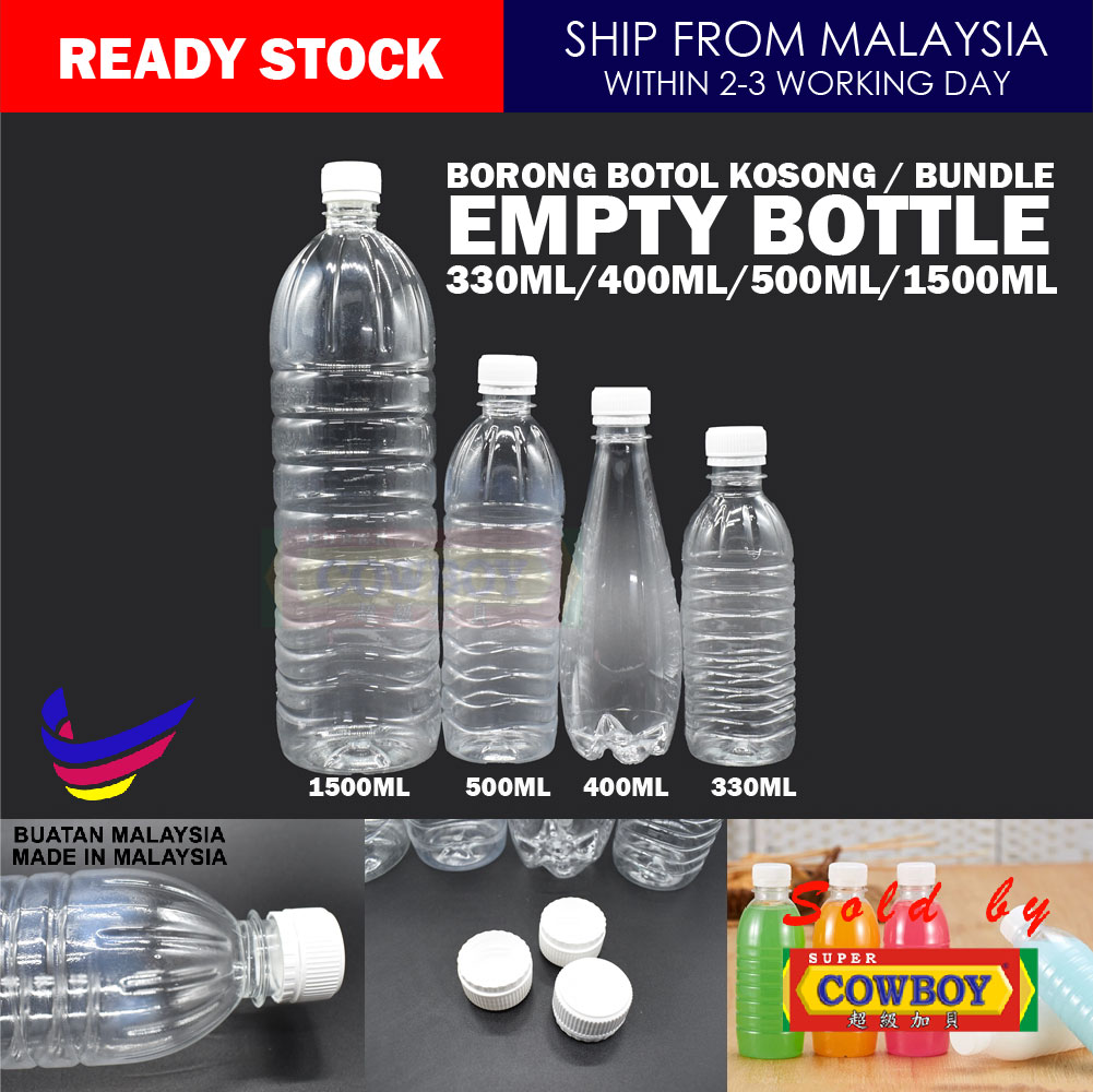 Empty Bottle / Bundle / Botol Plastik 330ml 400ml 500ml 1500ml / Borong ...