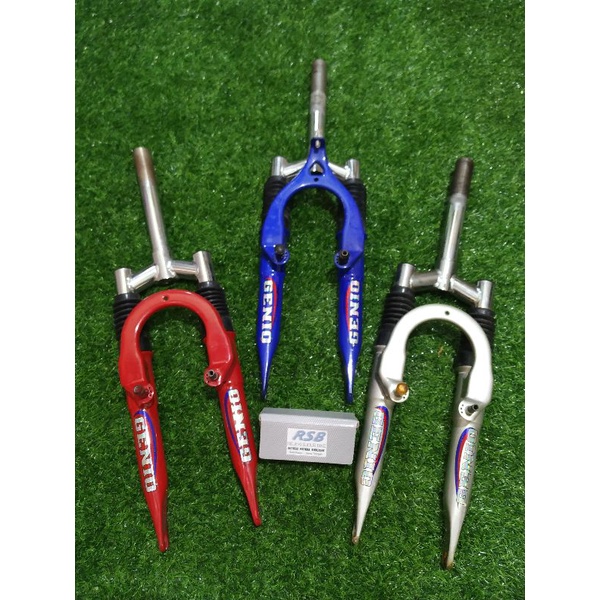 Standard 20 inch folding bmx bicycle fork 25.4 thread Genio suspension ...