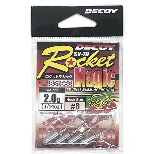 DECOY Jighead Rocket Magic SV-70 | Shopee Singapore