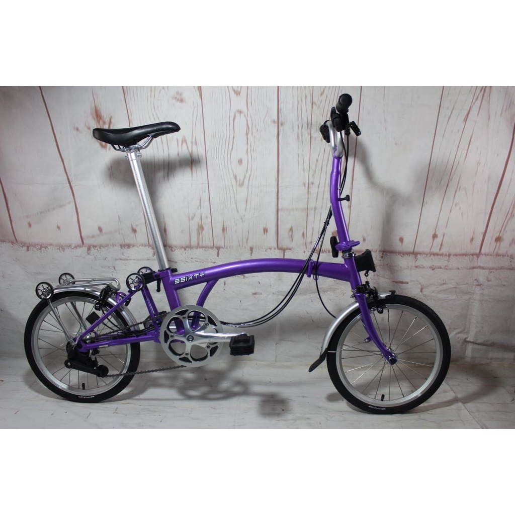 3Sixty External 6 Speed G6 M bar Folding Bike Trifold 16" Foldable ...
