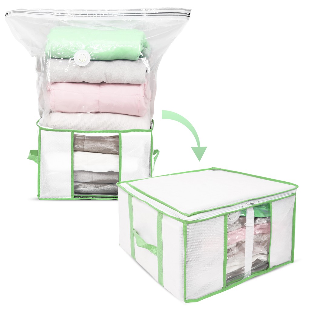 3D TAILI Vacuum Compression Storage Box Vacuum Storage Bags with Zipper ...