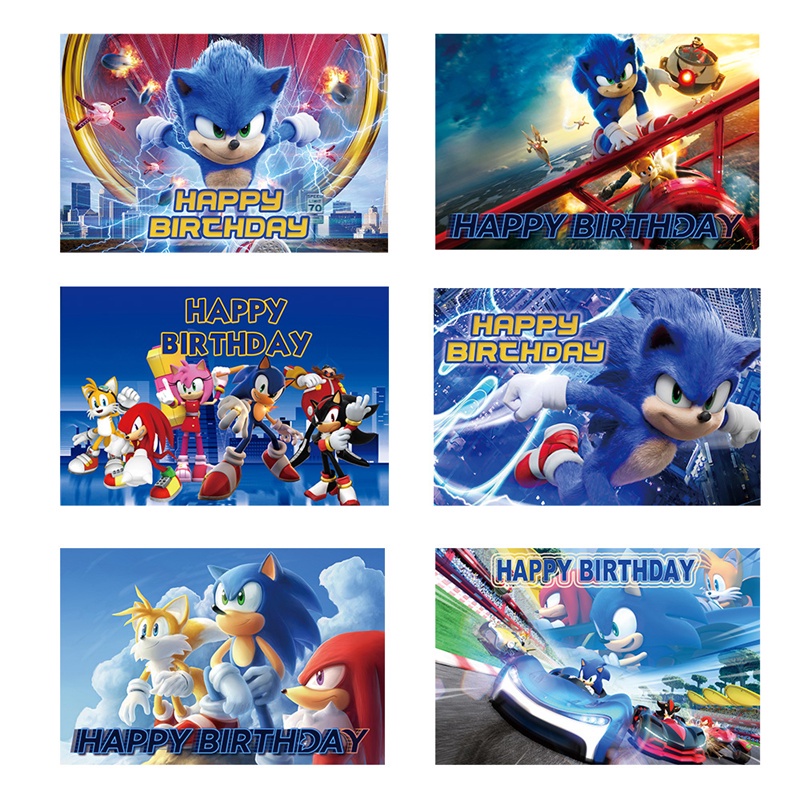Cartoon Running Speed Hero Blue Sonic Backdrop Photography Light Flash ...