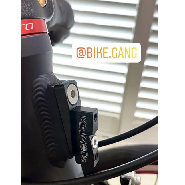 Brompton Small Cloth Foldable Front Bag Fixing Block Pig Nose To Main ...