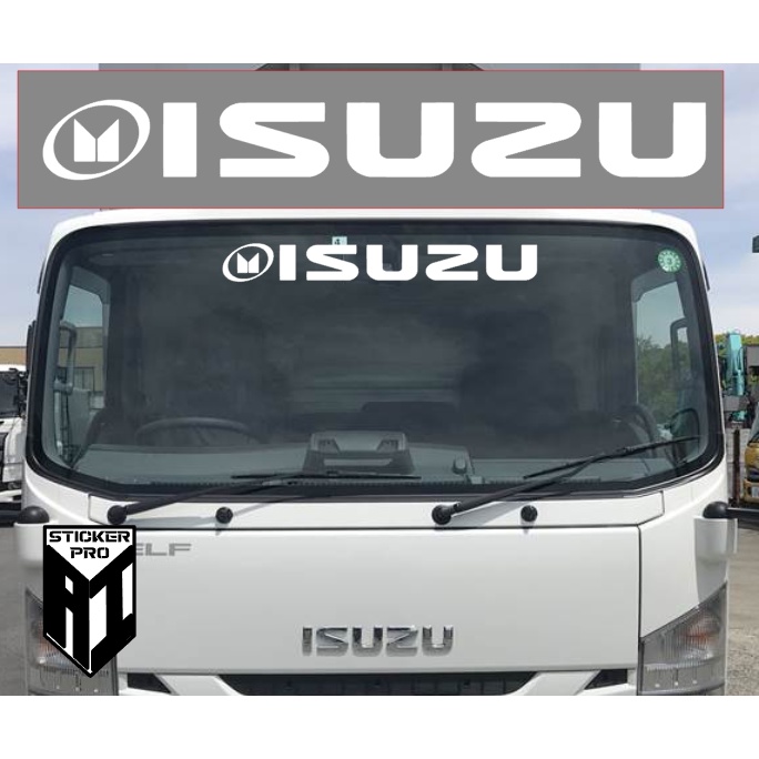 STICKER LORRY ISUZU, ISUZU FRONT WINDOW STICKER HIGH QUALITY ORACAL ...