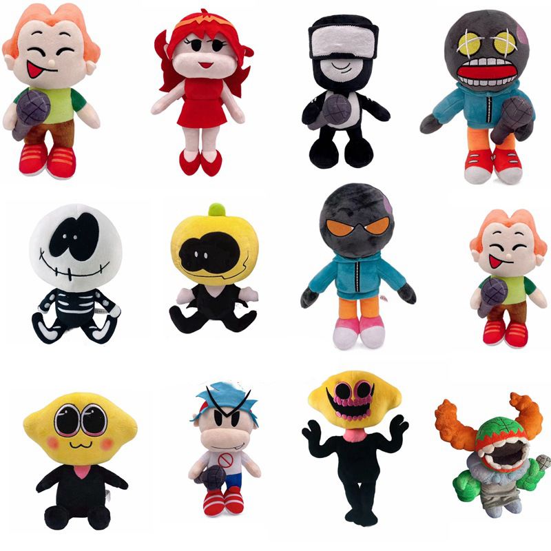 Premium Plush Friday Night Funkin Toy Fnf Whitty And Girlfriend Stuffed ...