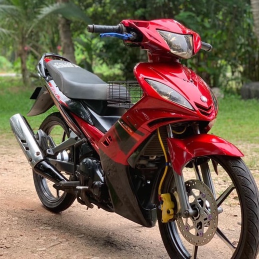 MERAH Coverset BODY SET YAMAHA LC 135 V1 Red 1ST EDITION 100% HONG ...